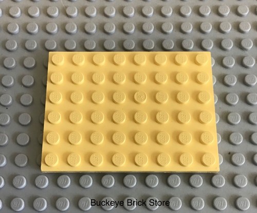 LEGO Light Yellow 6x8 Plate | eBay