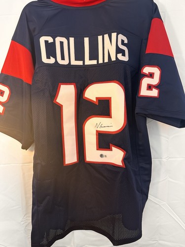 Nico Collins Houston Texans Signed & Authenticated (Beckett COA) | eBay