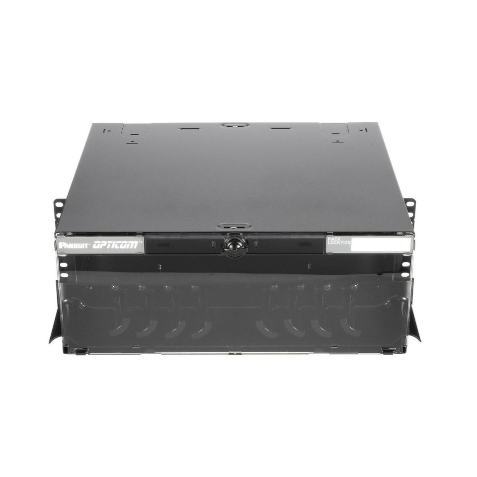 Panduit FCE4U Rack Mount Enclosure 12 FAP/Cassette Slots 4 RU Black | eBay