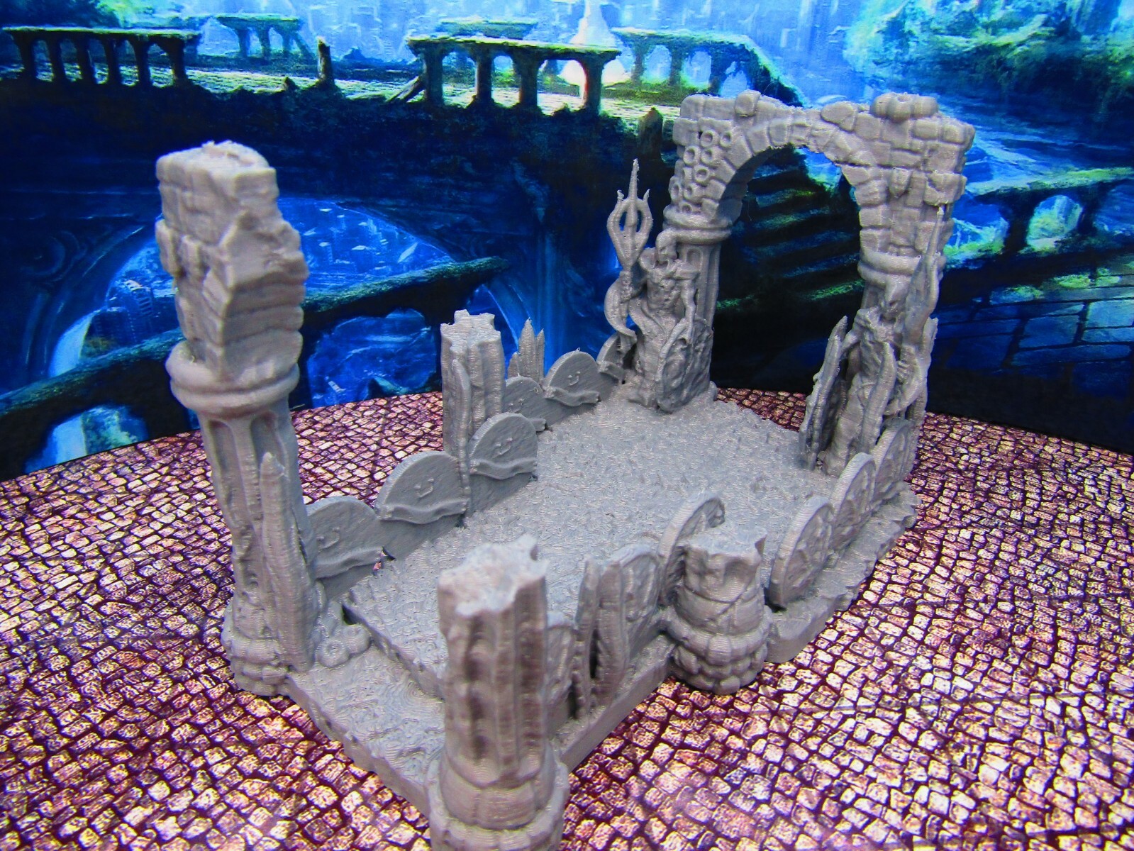 Merfolk Mermaid Deep Sea Hall Walk of Champions Scenery Scatter Terrain ...