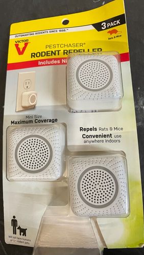 Victor 3pk Pestchaser Rodent Repeller with Night Light - Model #M753K ...