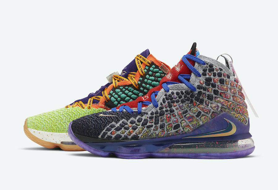 Nike LeBron 17 What The CV8079-900 Size 7.5 Multicolor | eBay