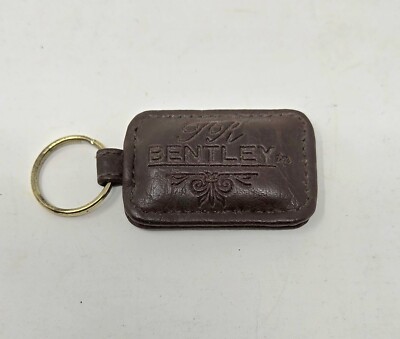 Vintage TR Bentley Leather Fob Car Key Chain Ring Keychain - NICE!! | eBay