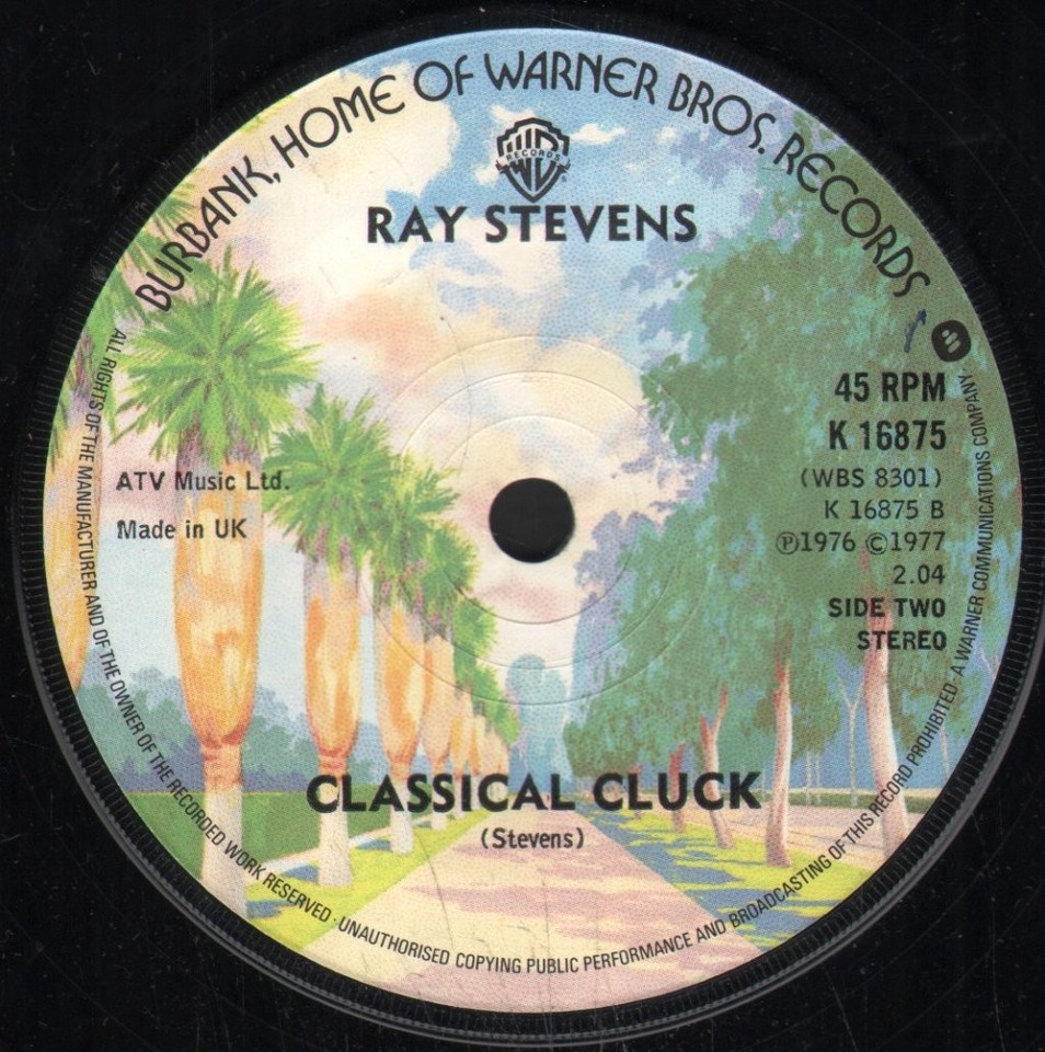Ray Stevens In the Mood 7" vinyl UK Warner Bros 1977 A label design /EX ...