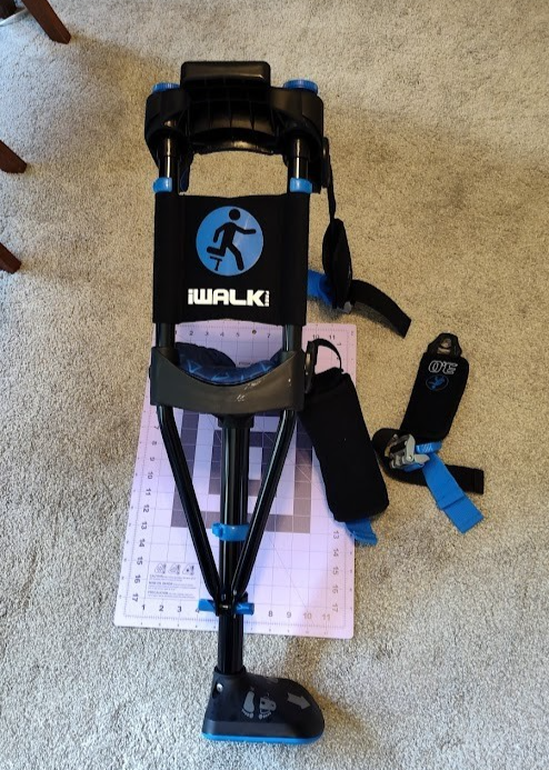 iWALK 3.0 Hands Pain Free Knee Walking Walker Assist Crutch | eBay