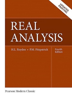 Real Analysis (Classic Version) by Halsey Royden (English) Paperback ...