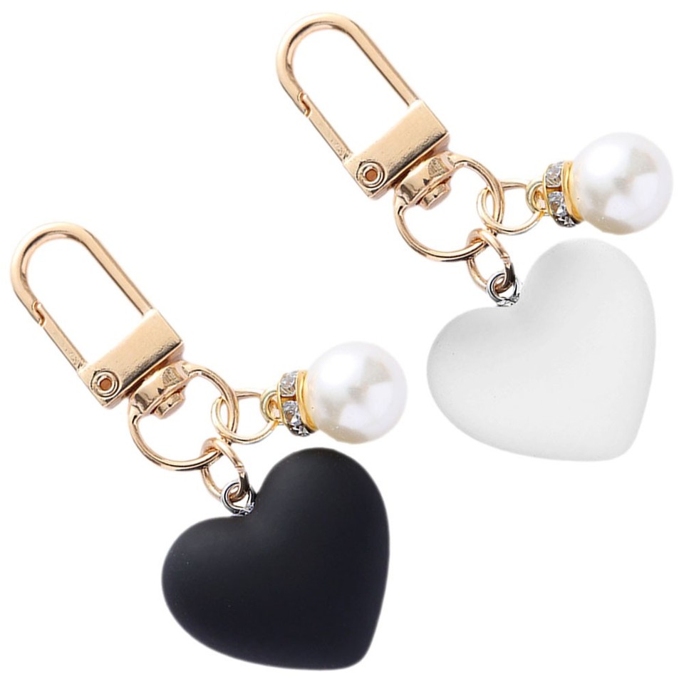 2 Pcs Purse Ornament Valentine’s Day Keyring Adorable Girl Chains ...