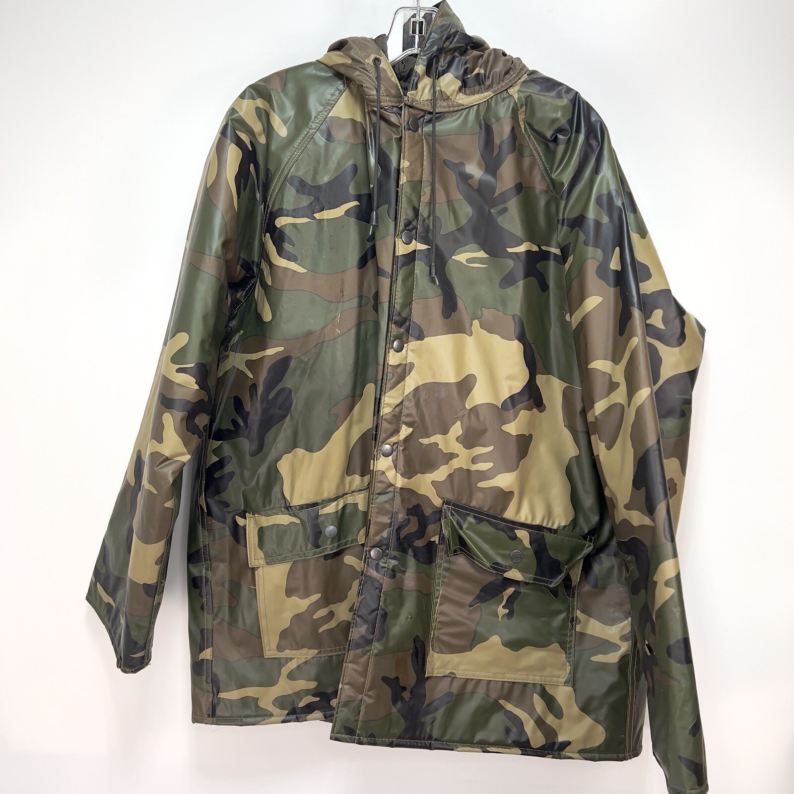 Vintage Winchester PVC Quilted Rain Coat Jacket With … - Gem