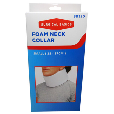Surgical Basics Foam Neck Cervical Collar Support Brace Small 28-37cm ...