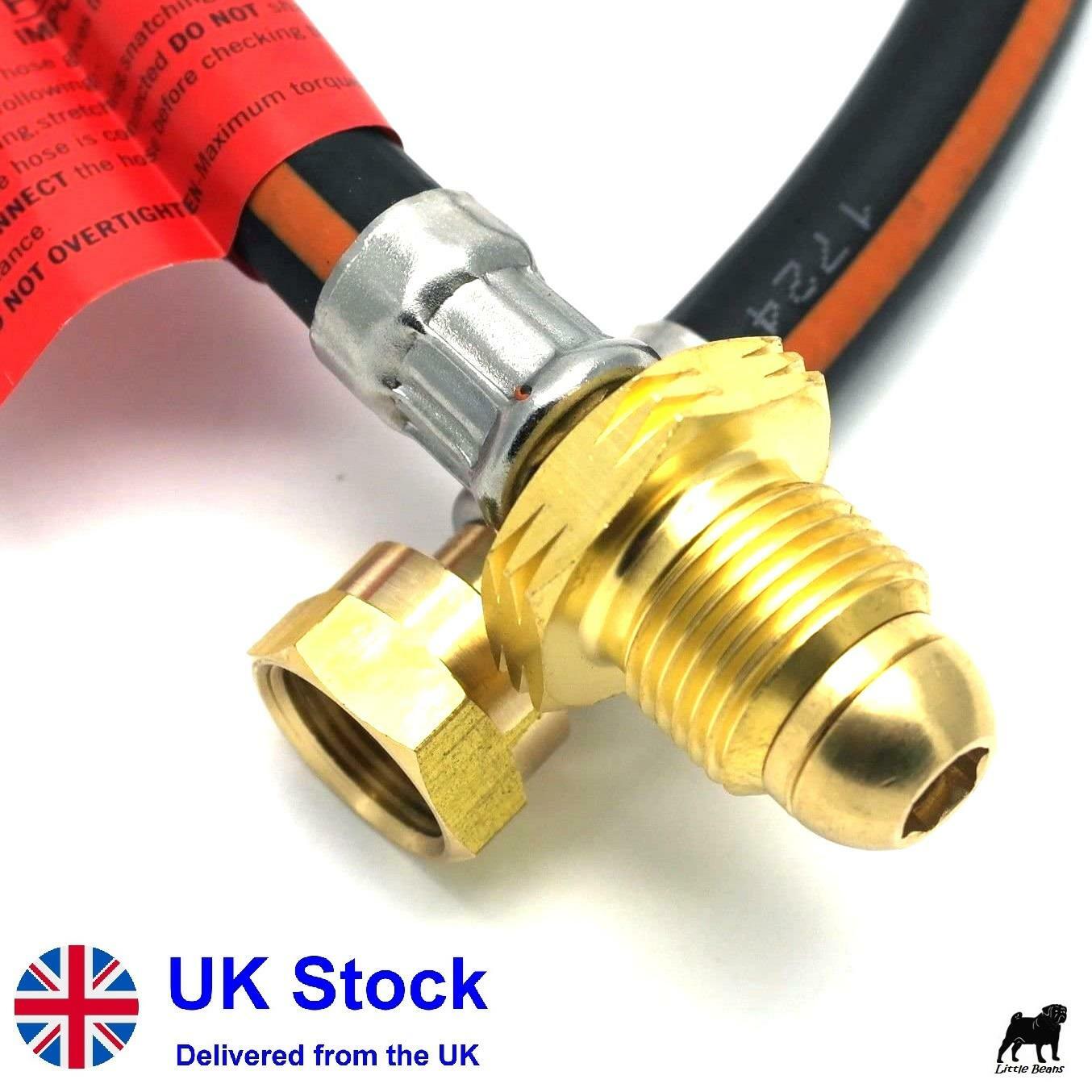 Propane Pigtail 750mm Gas Hose Pipe LPG Calor Gas Changeover Caravan ...