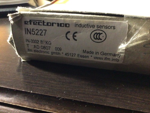 New IFM Efector IN5227 Inductive Sensor IN-3002-BPKG/6M/PS/55V | eBay