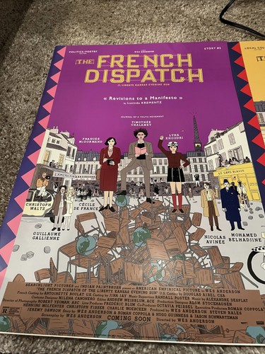 The French Dispatch mini posters all 4 BRAND NEW **See details** | eBay