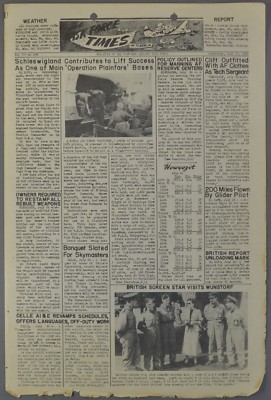1949 COMBINED AIRLIFT TASK FORCE TIMES Military Newspaper VOL III NO ...