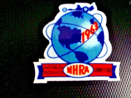 Vintage NHRA 1963 World Points Competitor STICKER | eBay