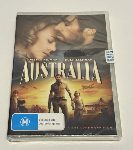 Australia DVD 2008 Nicole Kidman Hugh Jackman Region 4 PAL NEW Sealed ...