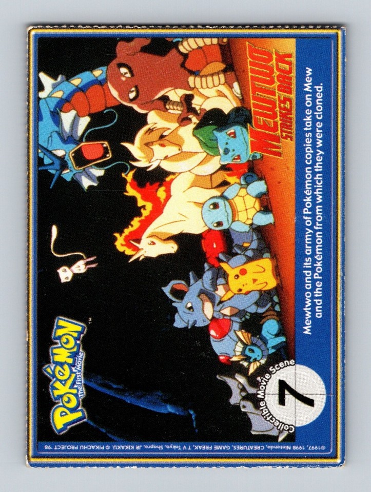 POKEMON Hypno Card 97/151 PokeTrivia Mewtwo Strikes Back - Burger King ...