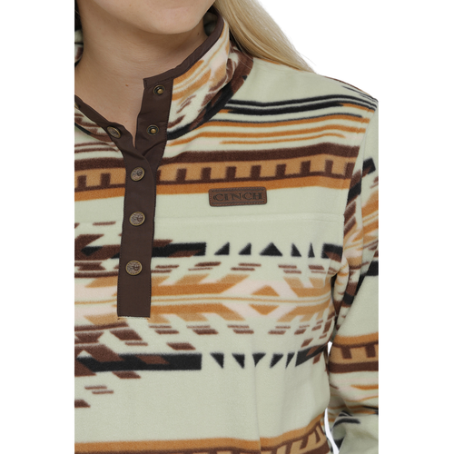 Cinch Ladies Green Aztec Printed Pullover MAK9820010 | eBay
