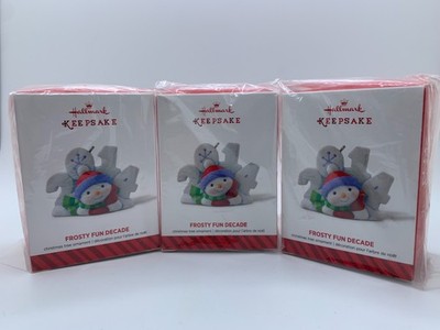 REPAINT Hallmark Ornament 2014 Frosty Fun Decade 5th SEALED Limited Ed ...