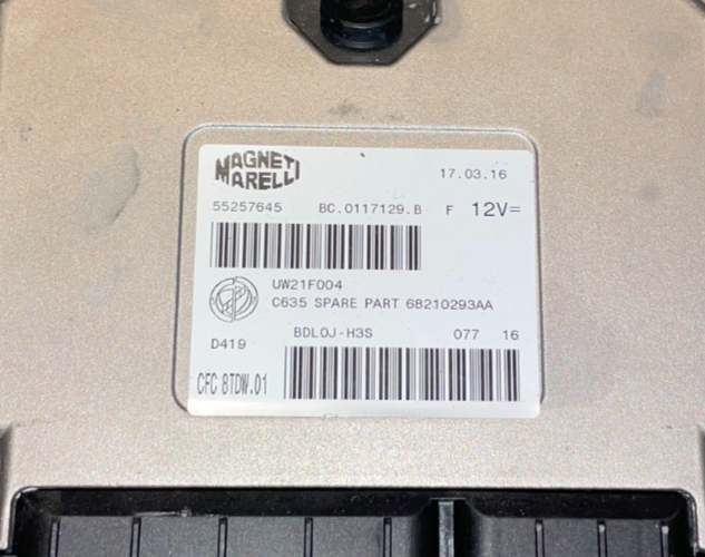 2013-2016 Dodge Dart Transmission Control Module TCM TCU Part# 55257645 ...