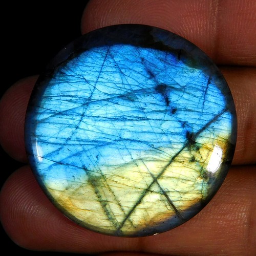 Wholesale 63.00Cts. Natural Miraculous Fire Labradorite Round Cabochon ...