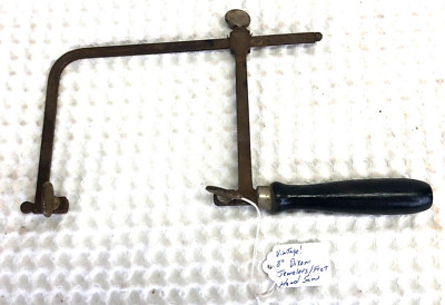 Vintage! 7" Blade Dixon Fret Jewelers Wood Handle Hand Saw 4".1/4 Arch ...