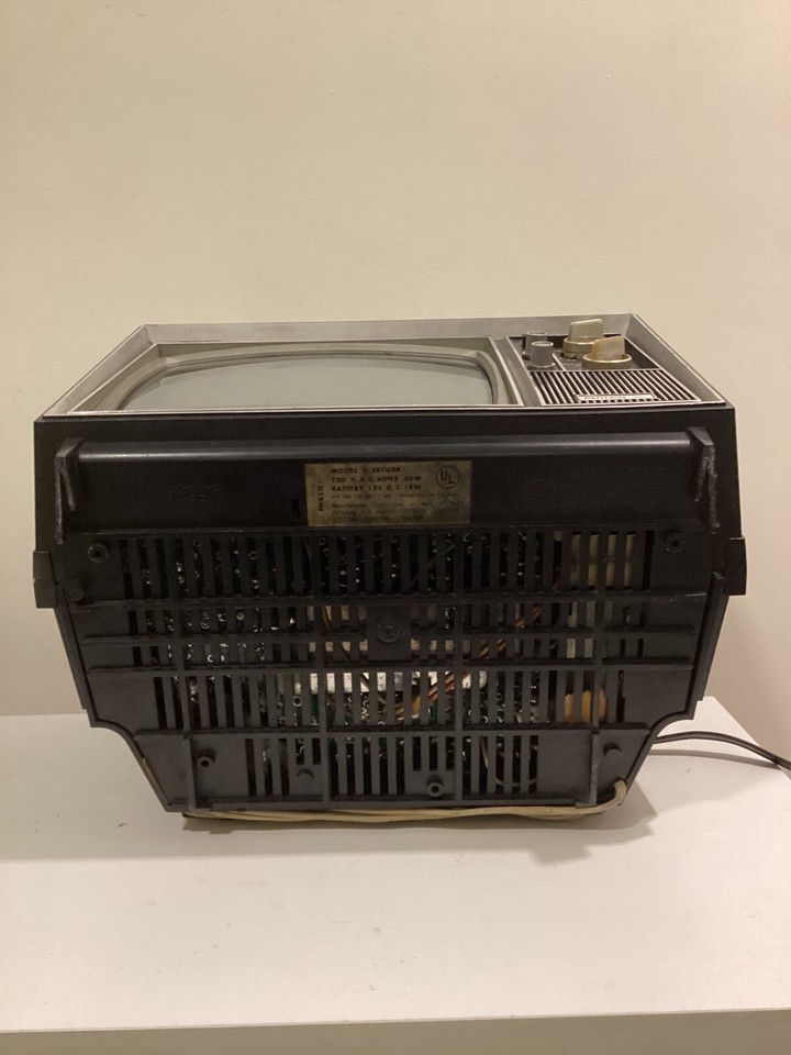 PHILCO FORD RARE FIND 8 INCHES SOLID STATE TV 1970s MODEL B341UBK | eBay