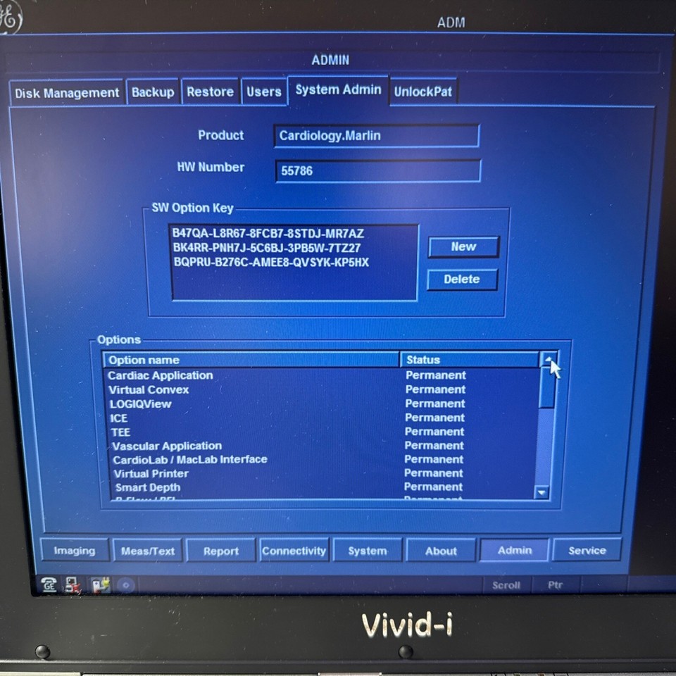 GE Ultrasound Vivid i BT12.2 2015. 3Sc-RS Cardiac & 8L-RS Probe . All Options On | eBay