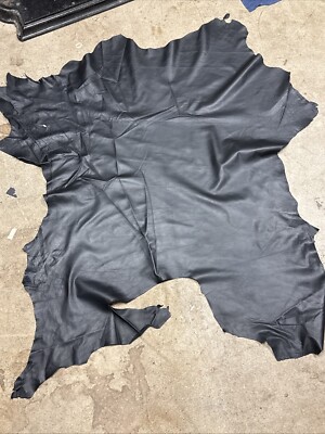 Black leather Calf hide Calfskin 9 sq. ft. for bookbinding Z36 | eBay