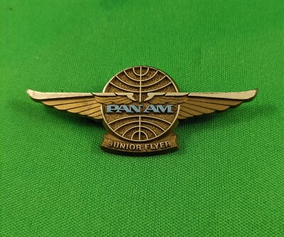 PAN AM AIRLINES PIN JR WINGS UNIFORM PIN - MADE IN USA | eBay