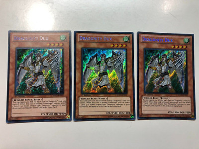 USA Seller Yugioh 3x Dragunity Dux HA03-EN031 1st Edition Secret Rare ...