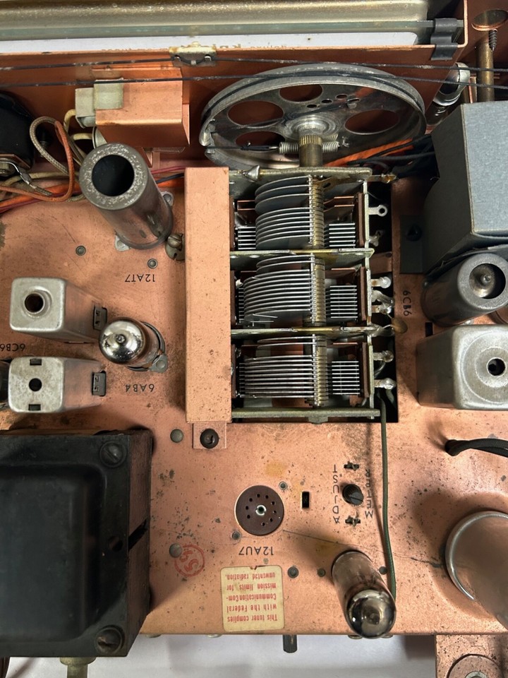 Vintage Knight Allied Radio Model KN 110 Deluxe FM/AM Tube Tuner (A35 ...