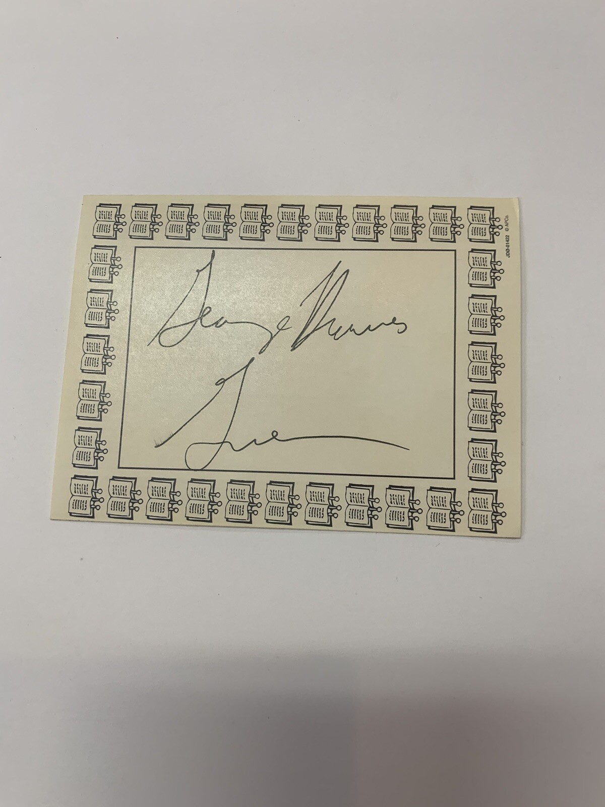 George Dawes Green American Novelist Author Signed Bookplate ...