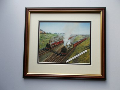 RAILWAY PRINT BY MALCOLM ROOT FRAMED (J) | eBay