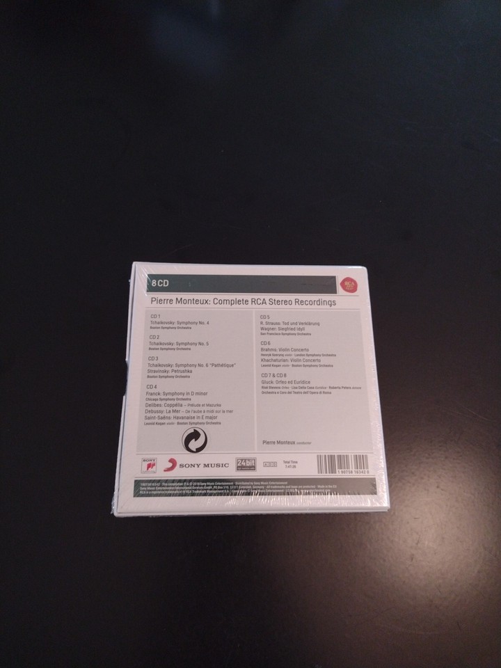 Pierre Monteux Complete RCA Stereo Recordings 2018 8 cd box set | eBay