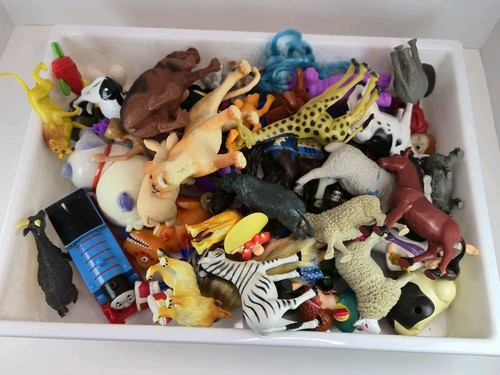 3+lbs Random Mixed Lot Small Toys Action Figures Dolls Pop Culture Cars ...