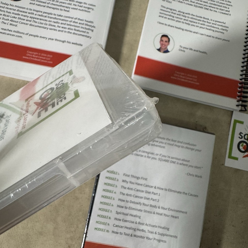 Square One Healing Cancer Coaching Program Chris War Set DVD Flash ...