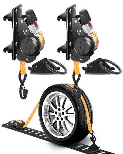 360° Rotation E Track Straps with O-Ring Anchor, Heavy E Track Ratchet ...