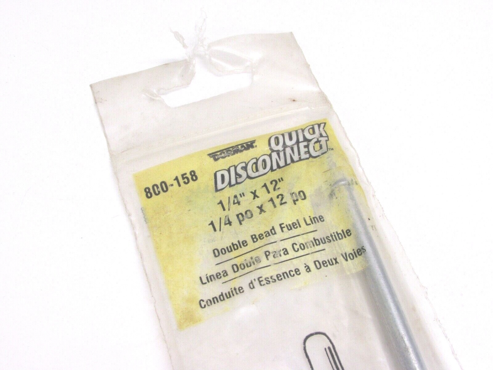 NOS! DORMAN DOUBLE BEAD FUEL LINE, 12" X 1/4", #800-158 | eBay