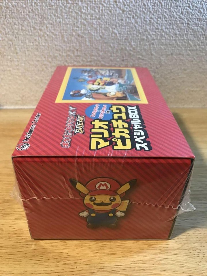 Pokemon Card Mario Pikachu Special Box Sealed Japanese Center TCG XY ...