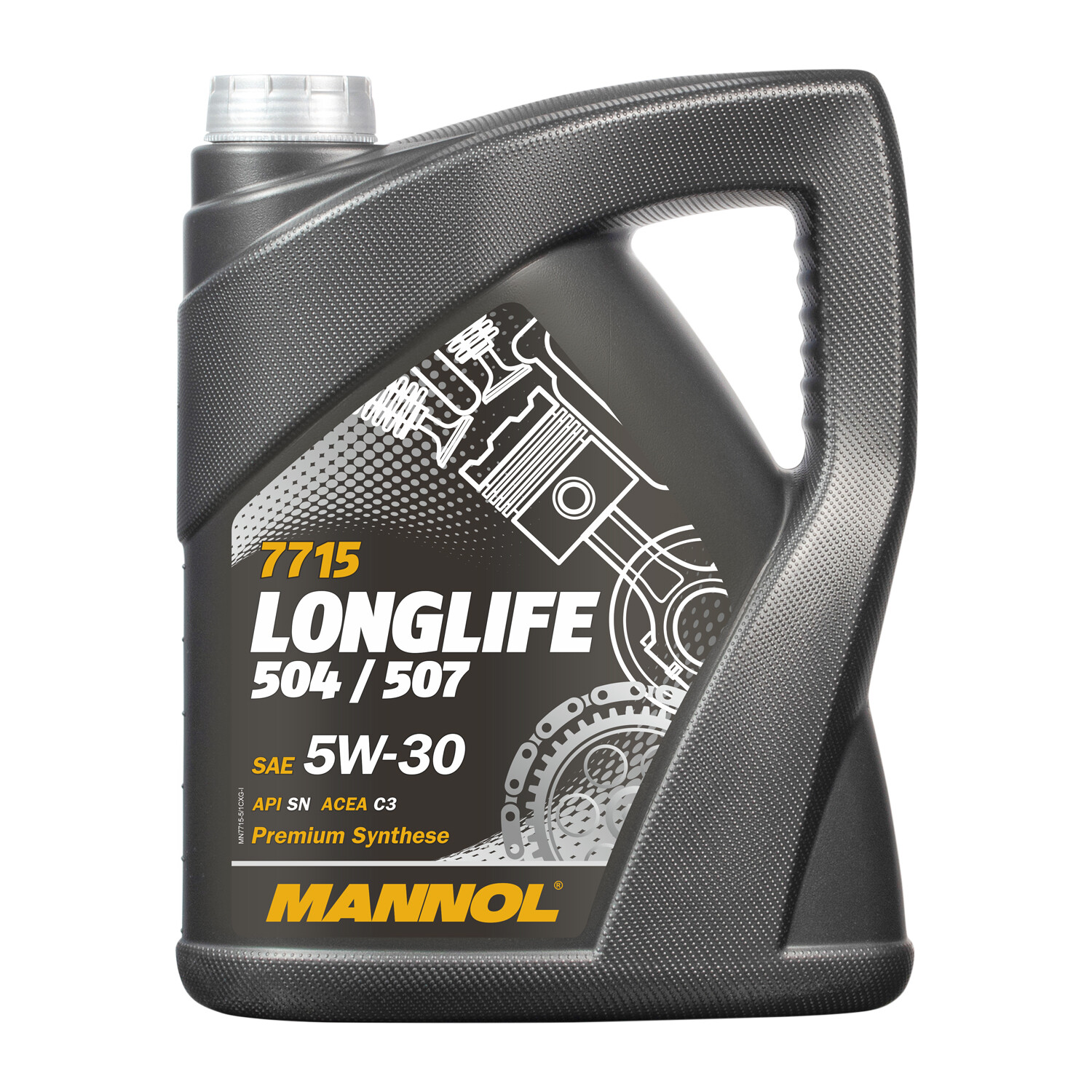 5W30 MOTORÖL 5 Liter MANNOL LONGLIFE Öl 5W 30 VW Audi 504 / 507 / BMW ...