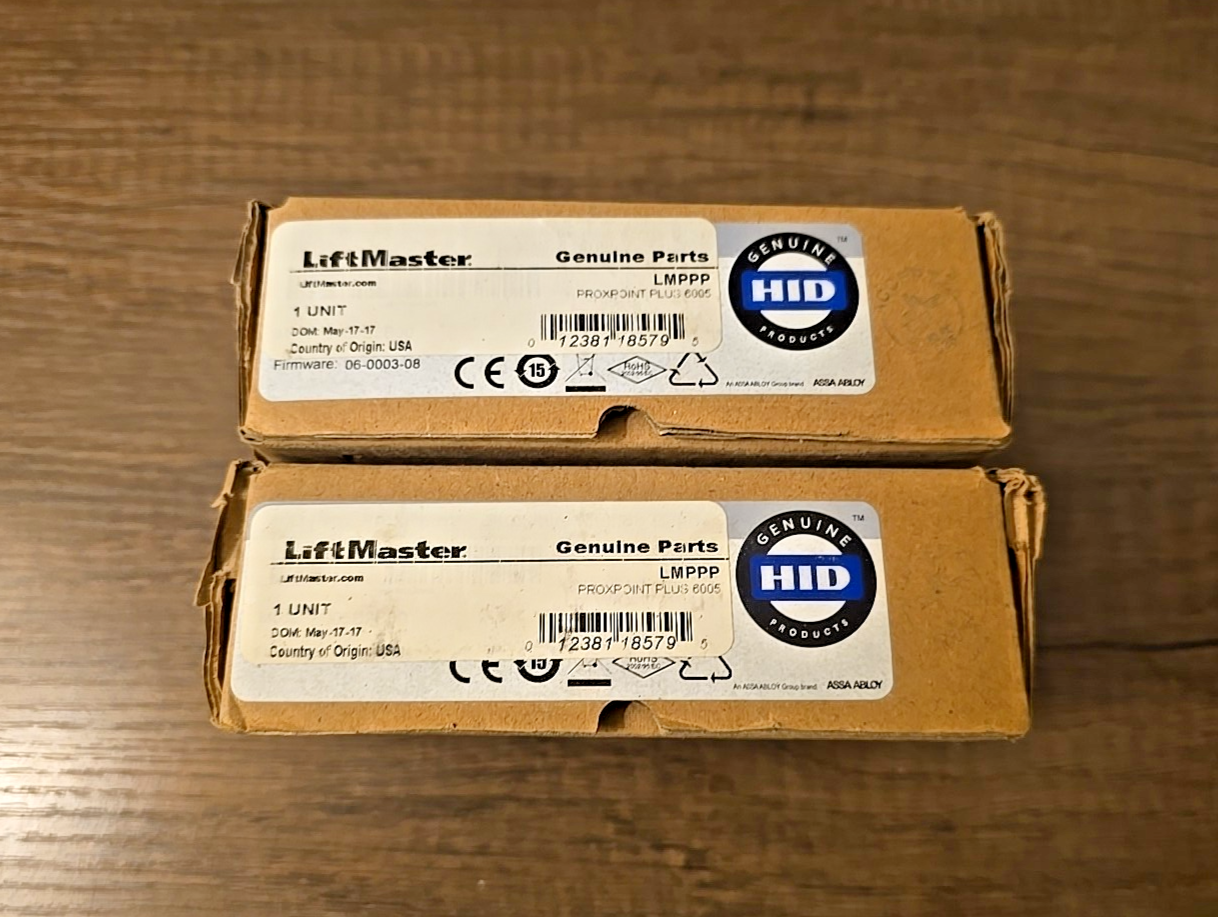 Lot of 2 - HID 6005BGB00 Prox ProxPoint Plus Mini Mullion Reader ...