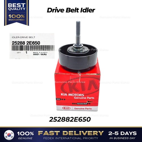 ⭐Genuine⭐ Drive Belt Idler 252882E650 for Hyundai Sonata Kia Optima ...