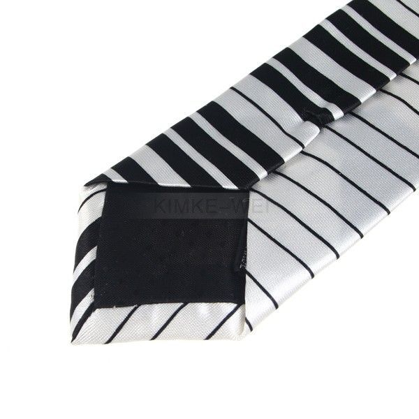 2x Black & White Piano Keyboard Keys Necktie Tie New | eBay