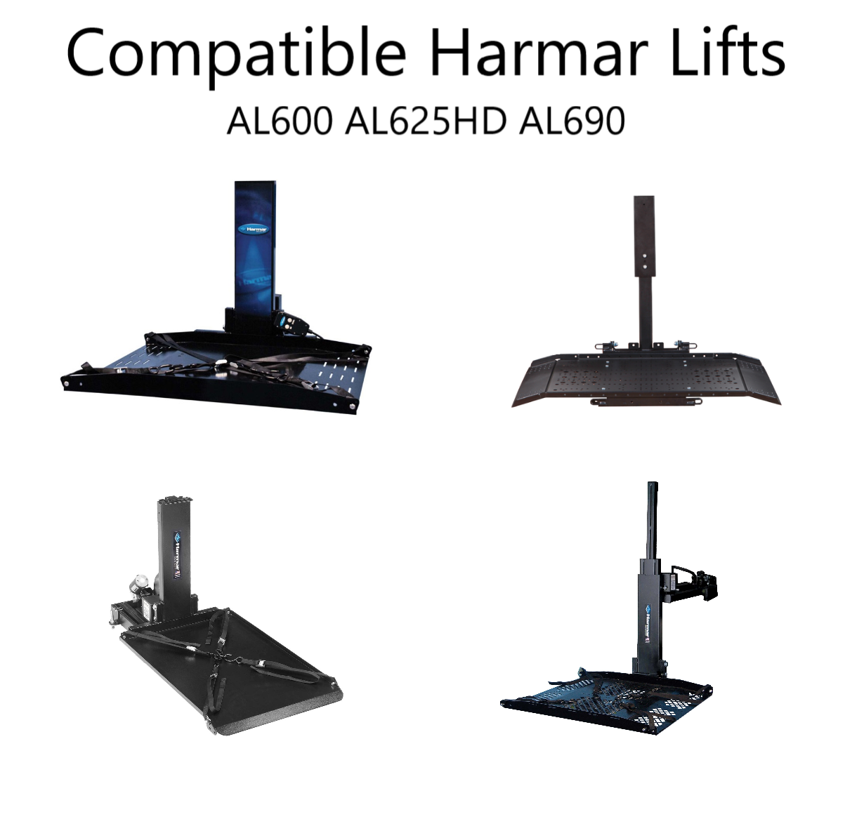 Harmar Hybrid Inside-Outside Lift Scooter Wiring Harness AL600 AL625HD ...