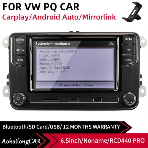 Noname RCD330 RCD340G RCD440 Android Auto CarPlay Car Stereo For VW ...