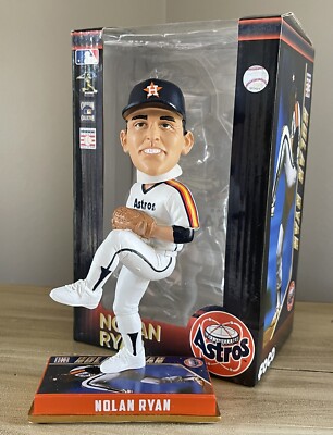 Pitcher NOLAN RYAN Houston Astros Legend MLB Photo Base Bobblehead NIB ...