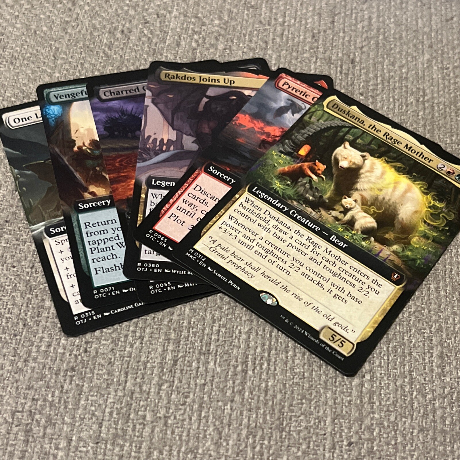 Duskana, the Rage Mother Extended Plus 5 Rare Cards Murders at Karlov ...