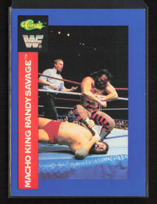 1991 Classic WWF Superstars #148 Macho King Randy Savage Near Mint or ...
