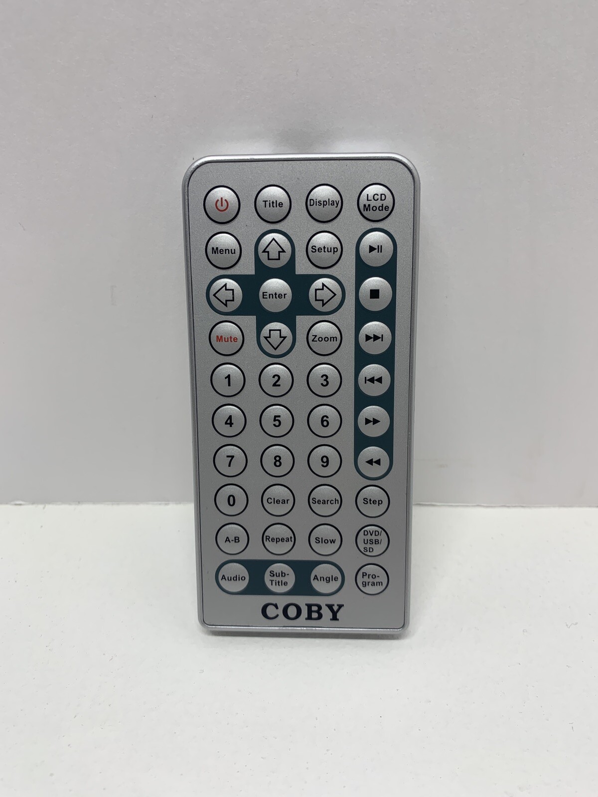 Remote Original Coby Portable DVD TV JX2001B Remote Control Unit Dvd717 ...