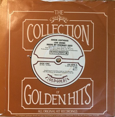 7 Edison Lighthouse Love Grows Where My Rosemary Goes Og9316 Old Gold 2 ...